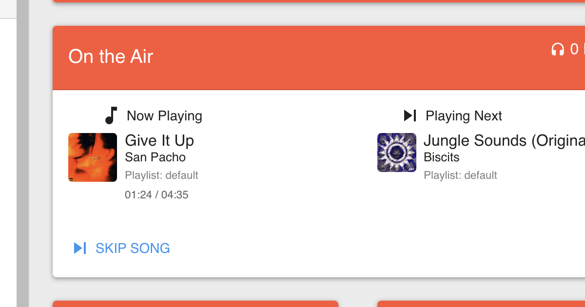 Newly added! Azuracast Server. A solution with built-in Web DJ!