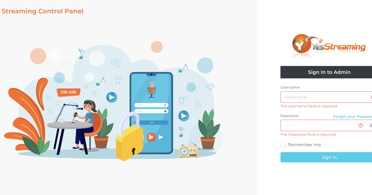 Everest Panel Hosting | Manage Your Internet Radio… | YesStreaming.com