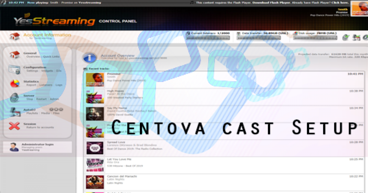 centovacast Setup Guide